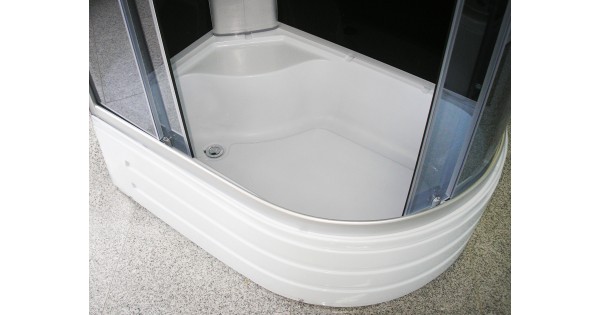 Dušo kabina R8106 kairė grey/black