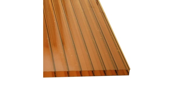Polikarbonatas bronzinis 6mm 2100x500